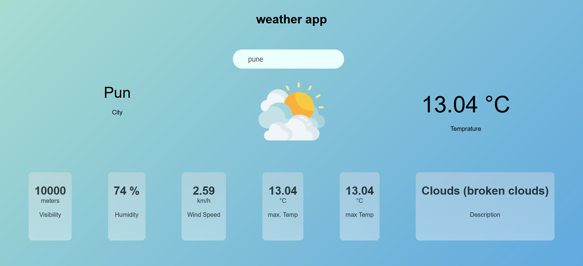 GitHub - Abhijeetkokat007/react-weather-app