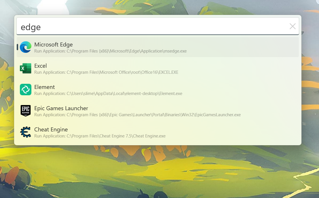 GitHub - OrgEleCho/CurvaLauncher: Simple, light, and fast desktop launcher. 简单、轻量、快速的桌面启动器.
