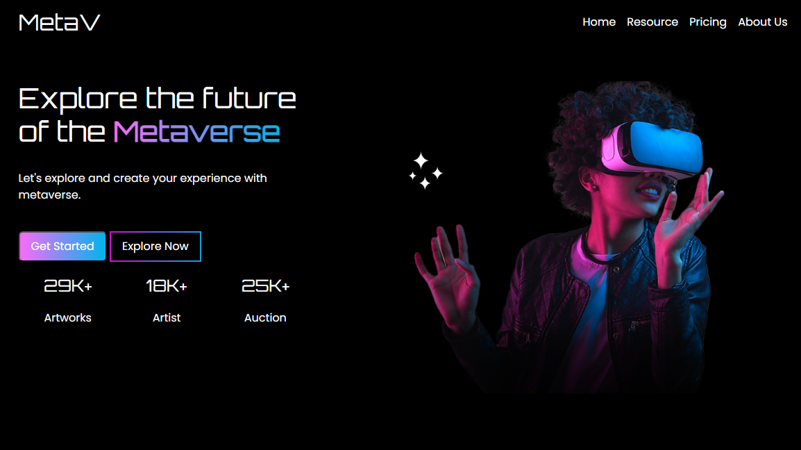 GitHub - ricardo-vanegas10/Metaverse: Basic project created with HTML, CSS and Bootstrap.