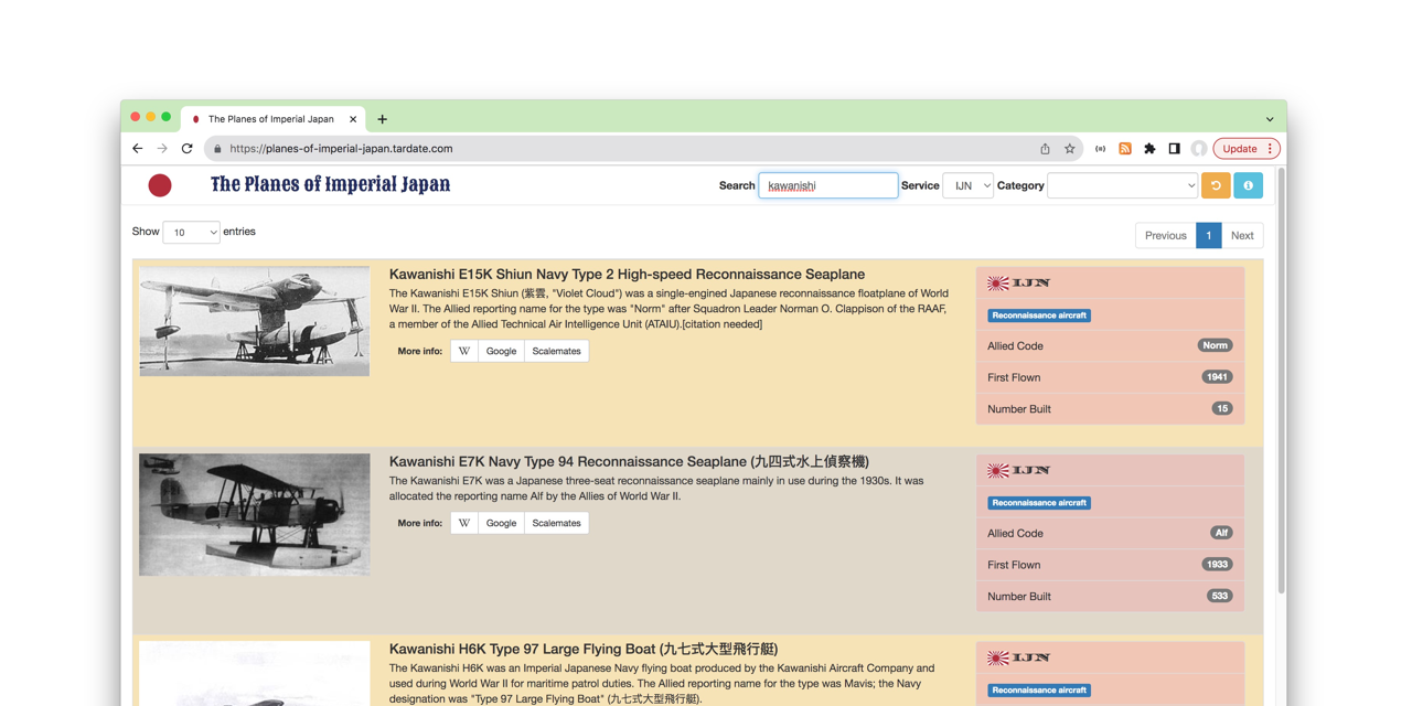 GitHub - tardate/planes_of_imperial_japan: Planes of Imperial Japan