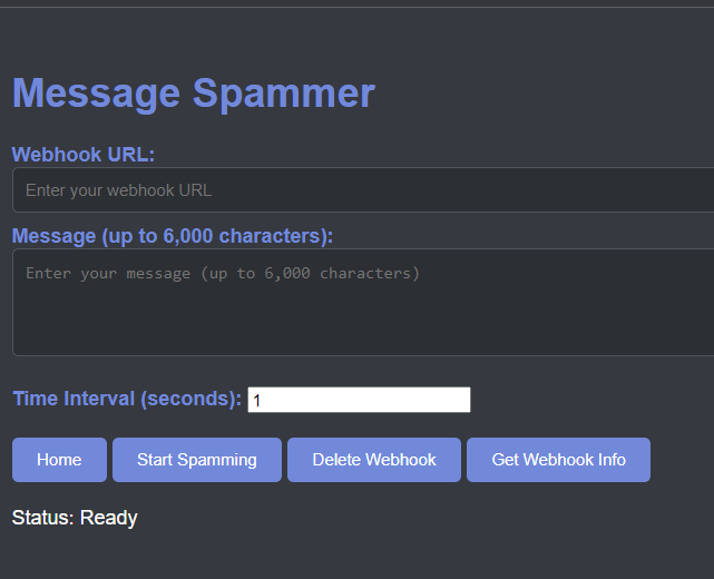 GitHub - MrDan2023/WebhookTools: Simply send or spam messages to a webhook, or delete the webhook!
