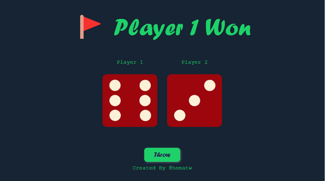 Github Hematw Dice Game
