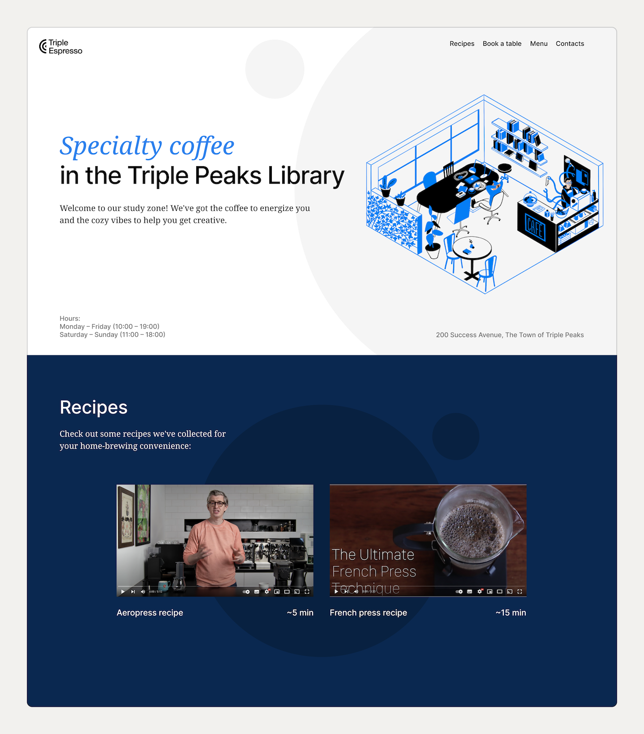 GitHub - al-XLeMEsTRE/Coffee_Shop: Coffee shop Landing Page | TripleTen