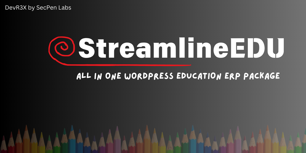 GitHub - harxh-v/StreamlineEDU: School and College Management System (ERP) wordpress based ...