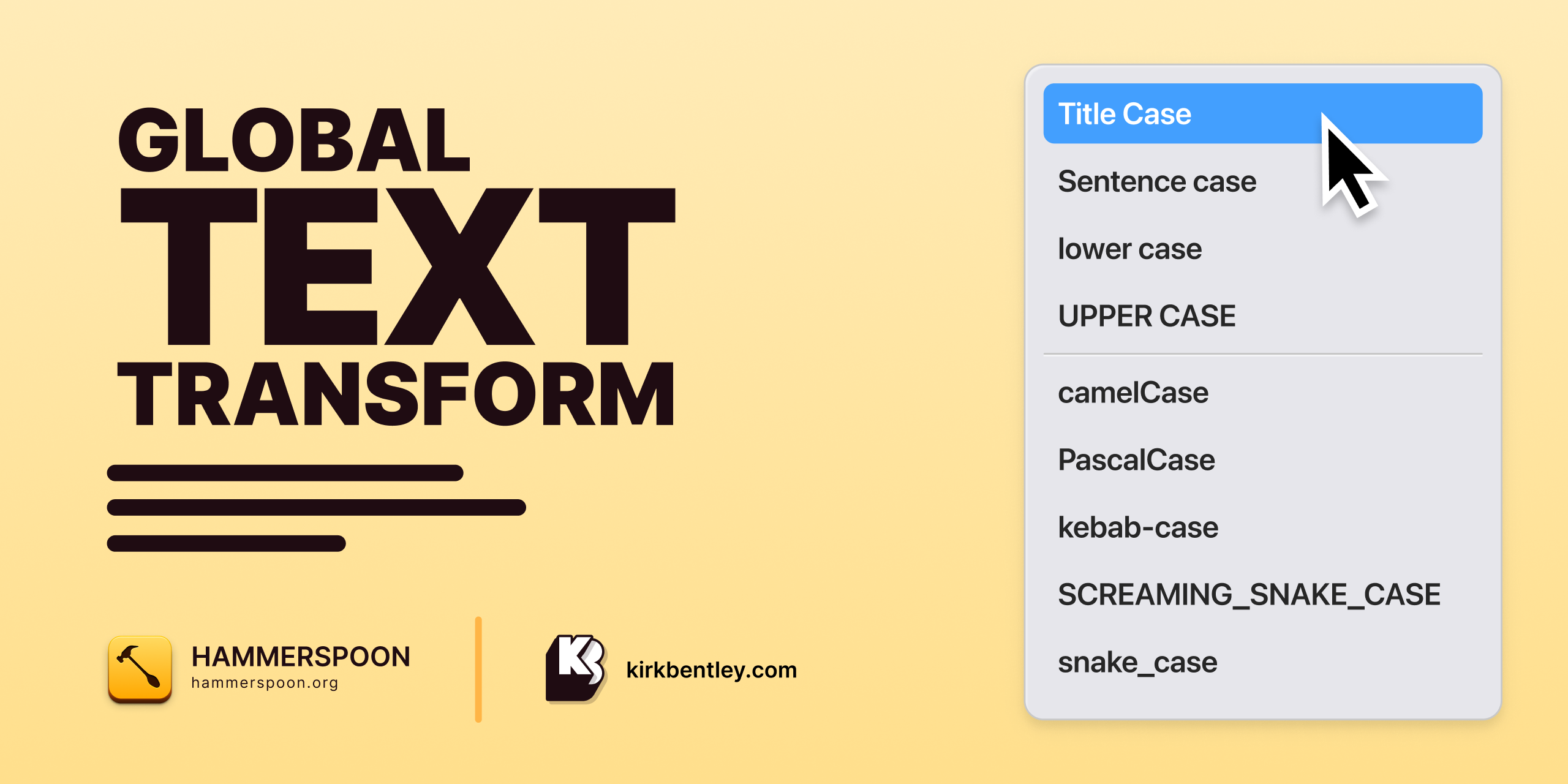 GitHub - fyrebase/TextTransform.spoon: Enhance your text manipulation capabilities with a global ...