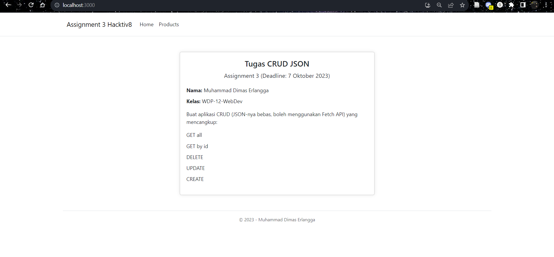 GitHub - Berjiwasantuy/Assignment3JSONCRUD-Dimas: assignment 3 (dl 7 ...