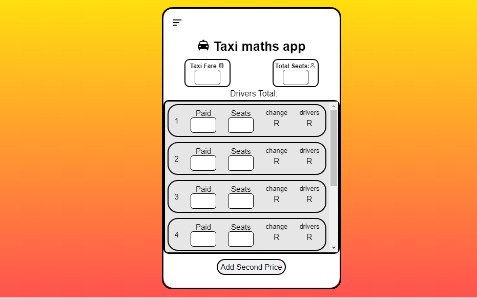 GitHub - GiftSibiya/TaxiMaths: The web version of the taxi maths calculator.