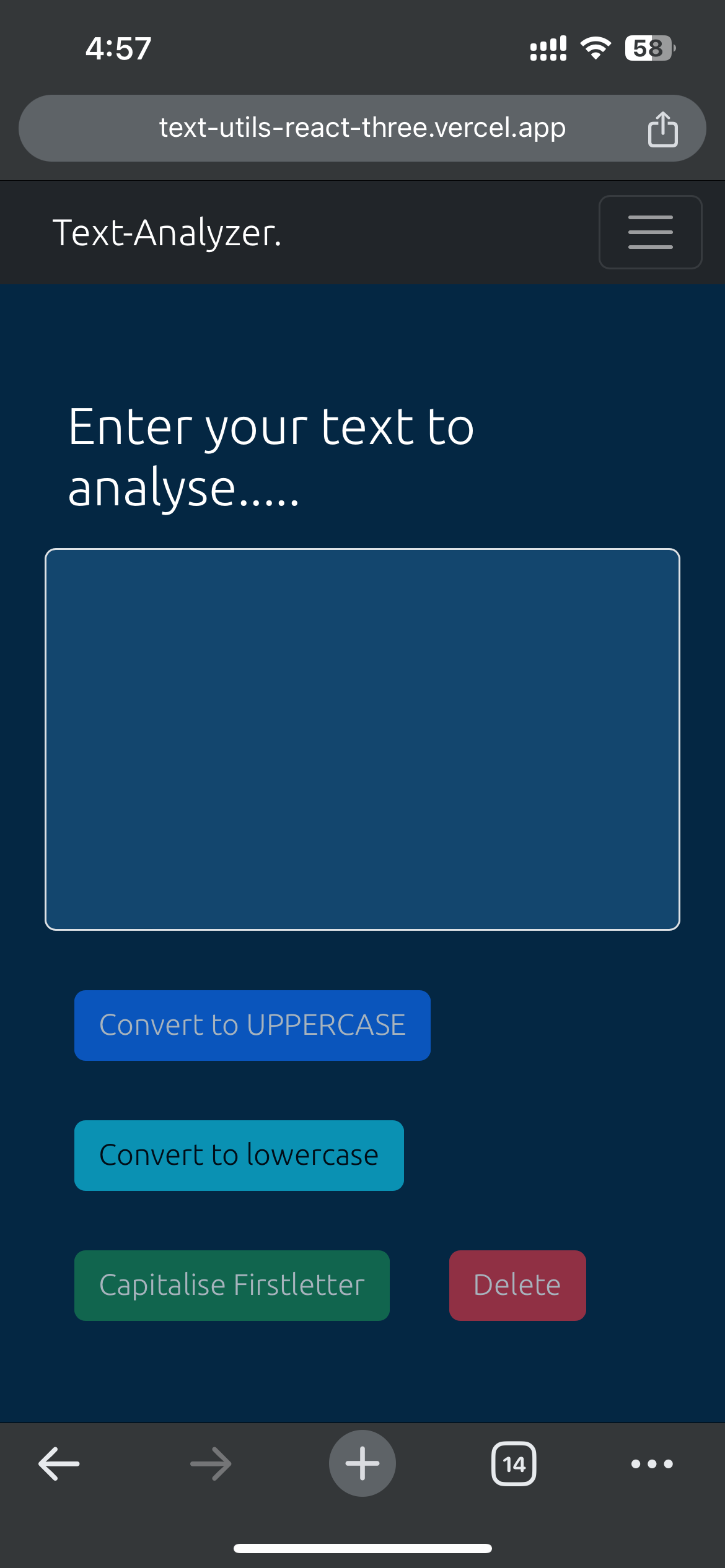 GitHub - nirmalyax/TextAnalyzer-react
