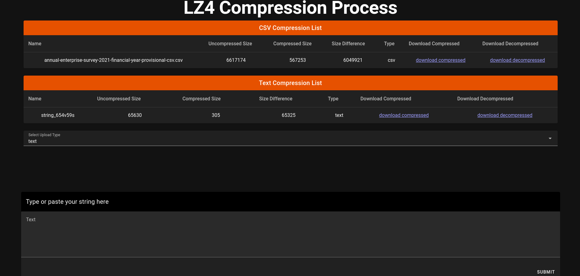 Github Hakkisabahlz4 Compression Example With Vue3 Nestjs And Typescript Its An Example For