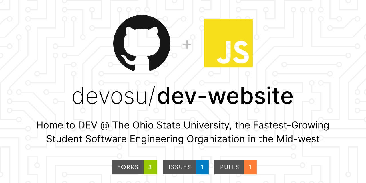 GitHub - devosu/dev-website: DEV website