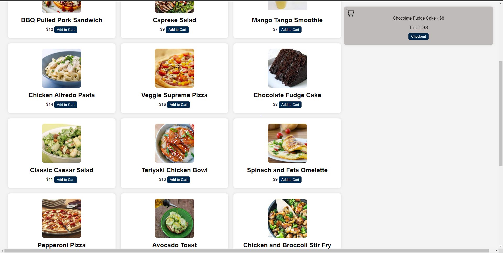 GitHub - chrisrWright/Menu_Webpage: An example webpage that mimics a ...