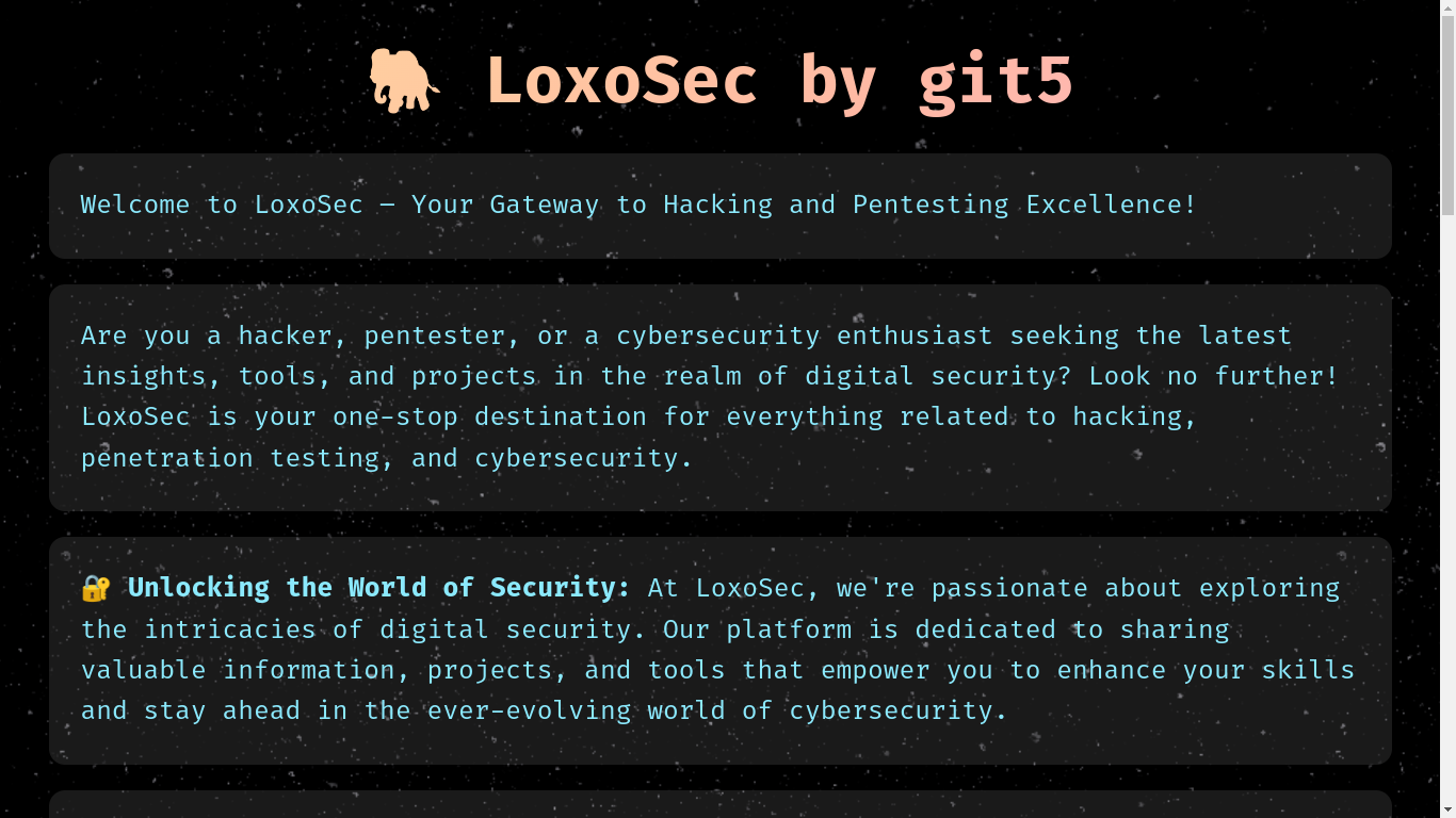 Github Git5loxosec 🐘 Loxosec By Git5 Comunity For Hackers And Linux 