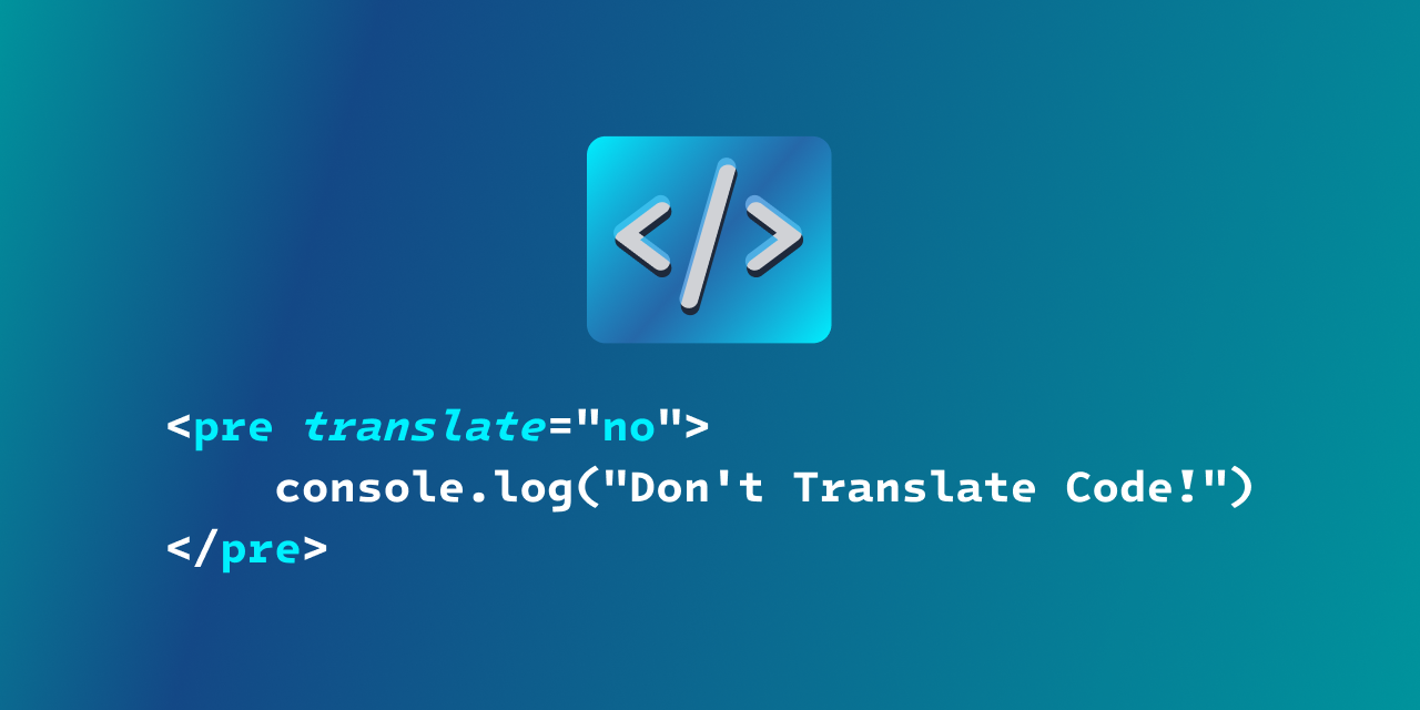 GitHub - aiktb/DontTranslateCode: 🥝 Don't translate code blocks on the ...