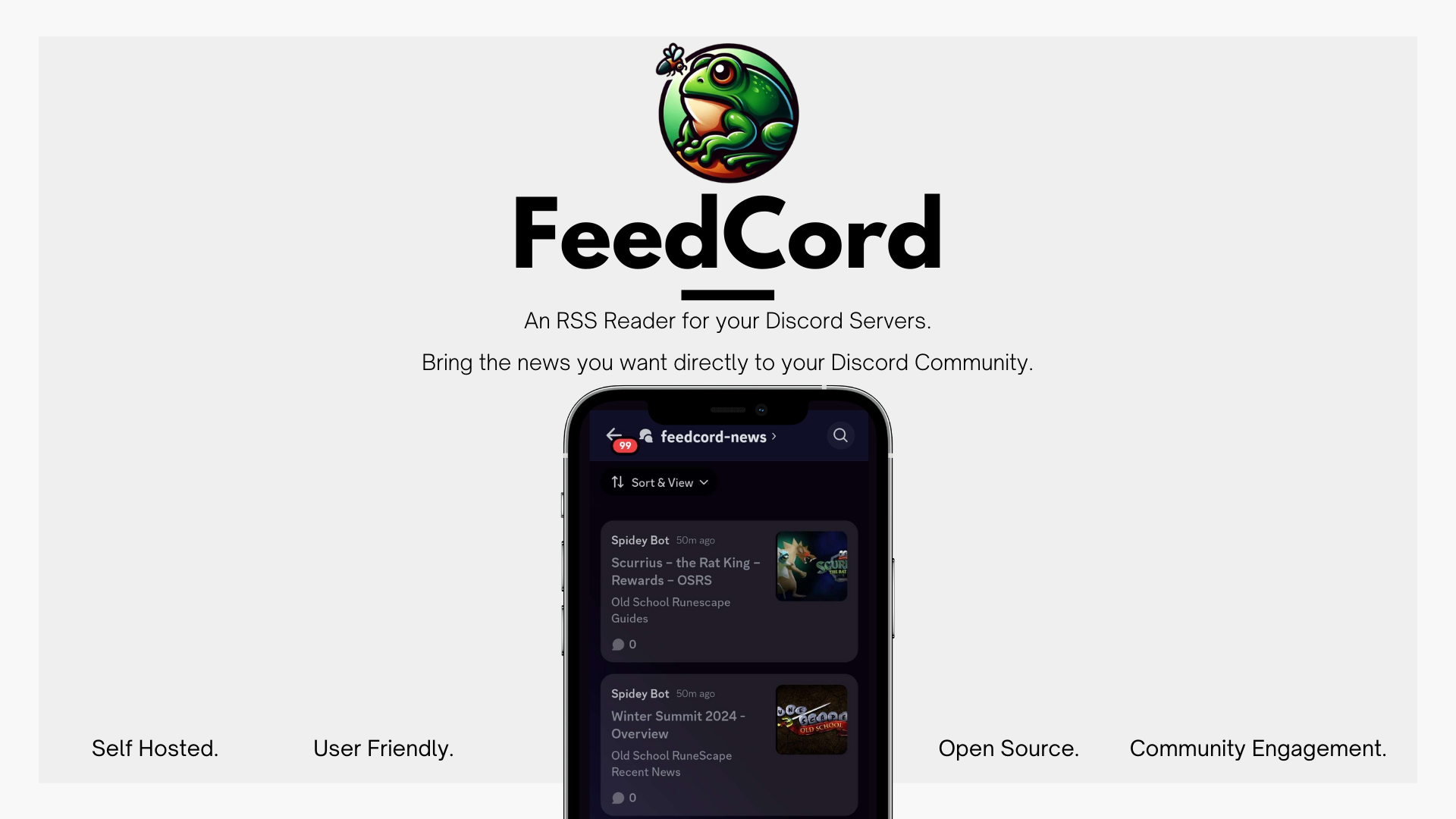 GitHub - Qolors/FeedCord: A dead simple RSS Feed with Discord Webhooks
