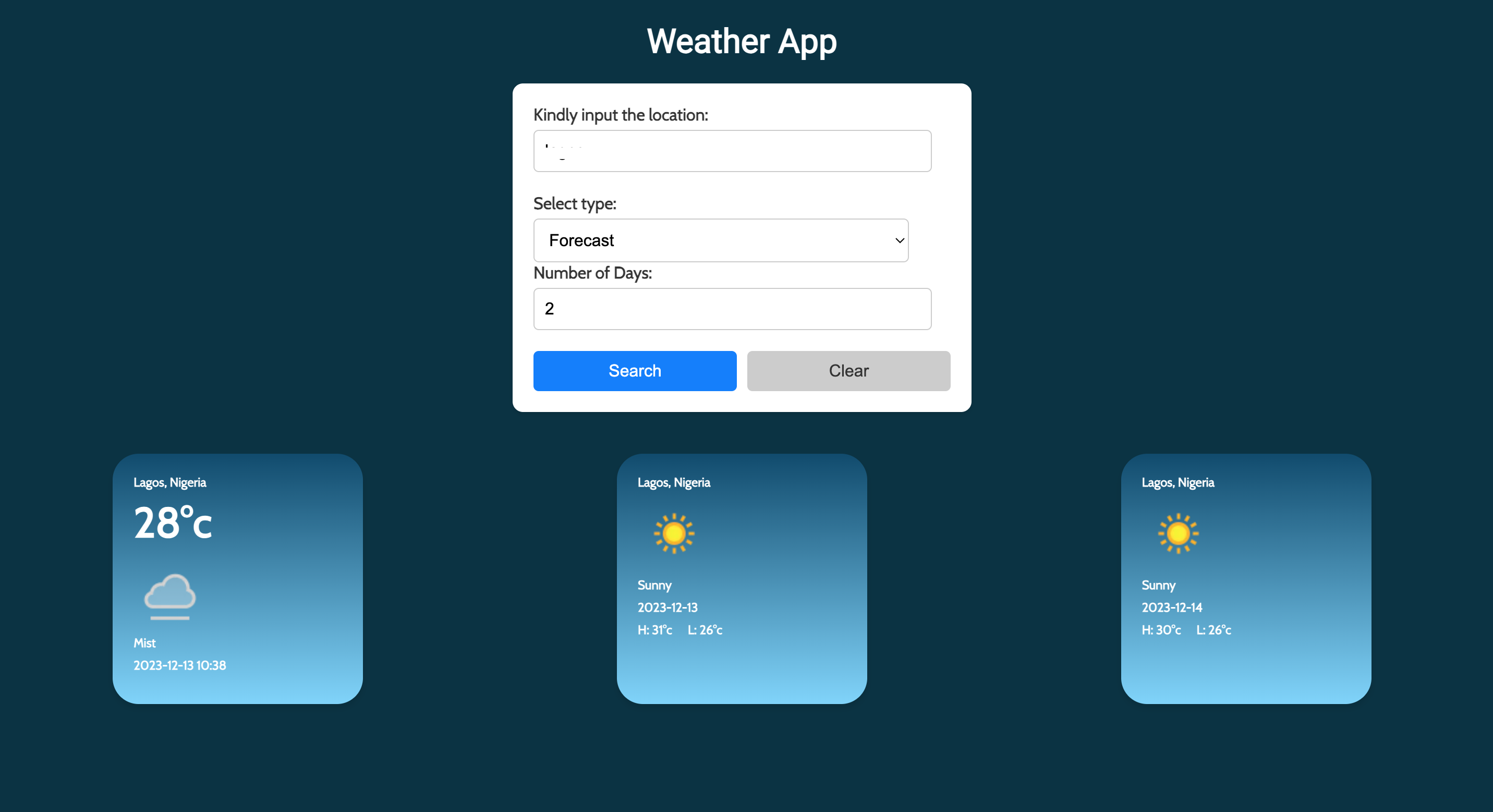 GitHub - tennjugu/Weather_App: A weather app that provides weather data based on search input ...