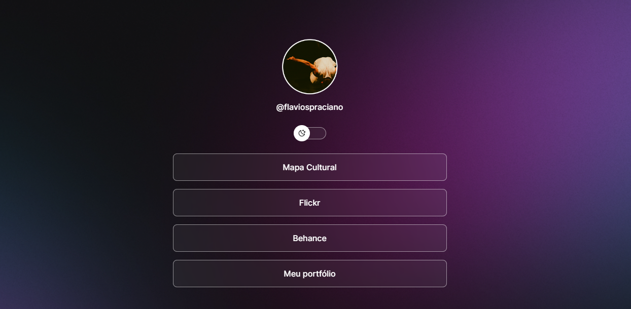 GitHub - flaviospraciano/Flavio-Praciano: HomePage para bio no instagram