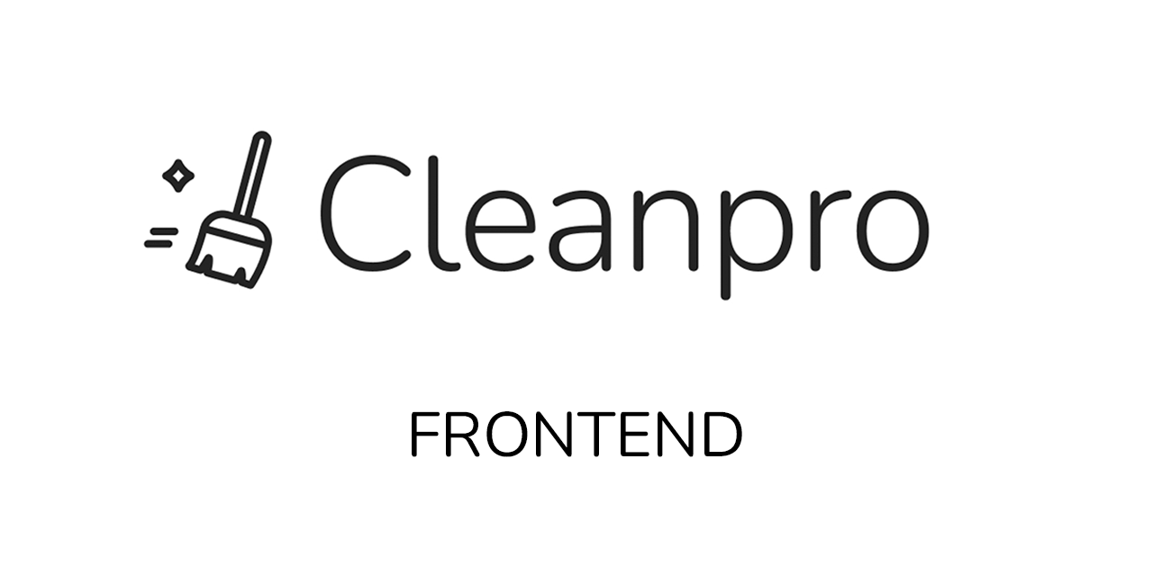 Github Cleanpro Service Frontend