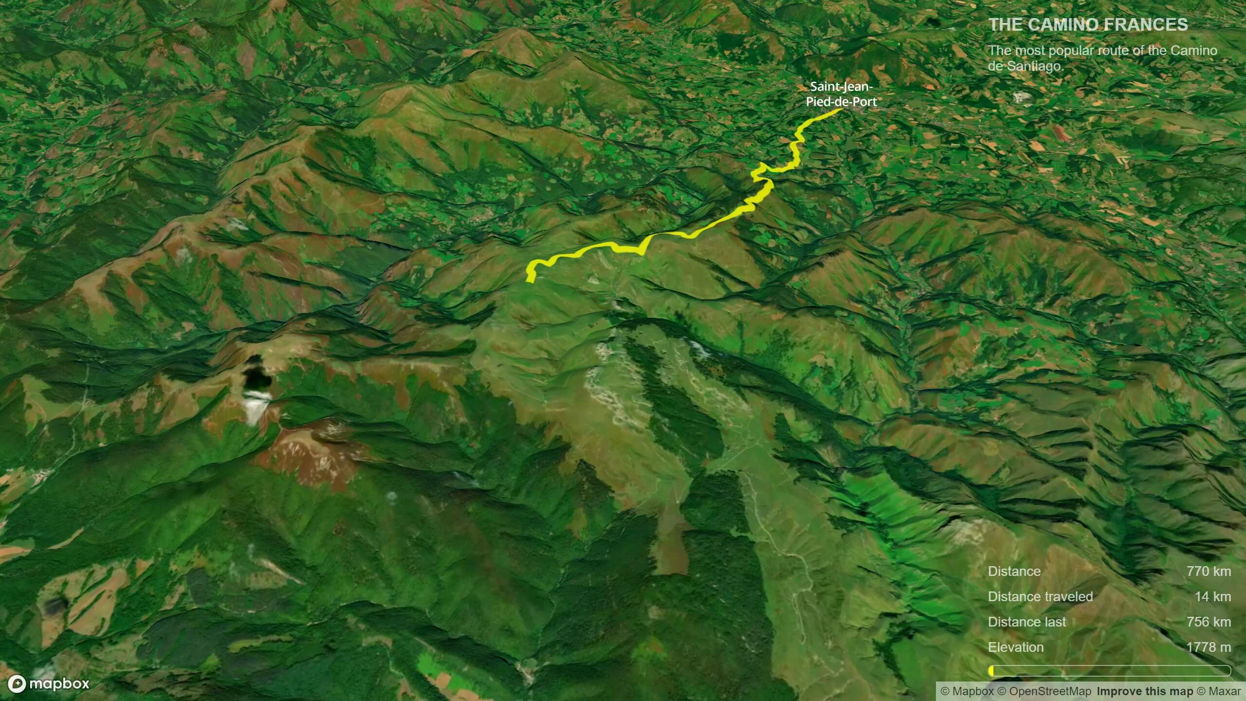 GitHub - FedorovAlexander/camino-de-santiago-mapbox: Fly Over Santiago de Camino Route