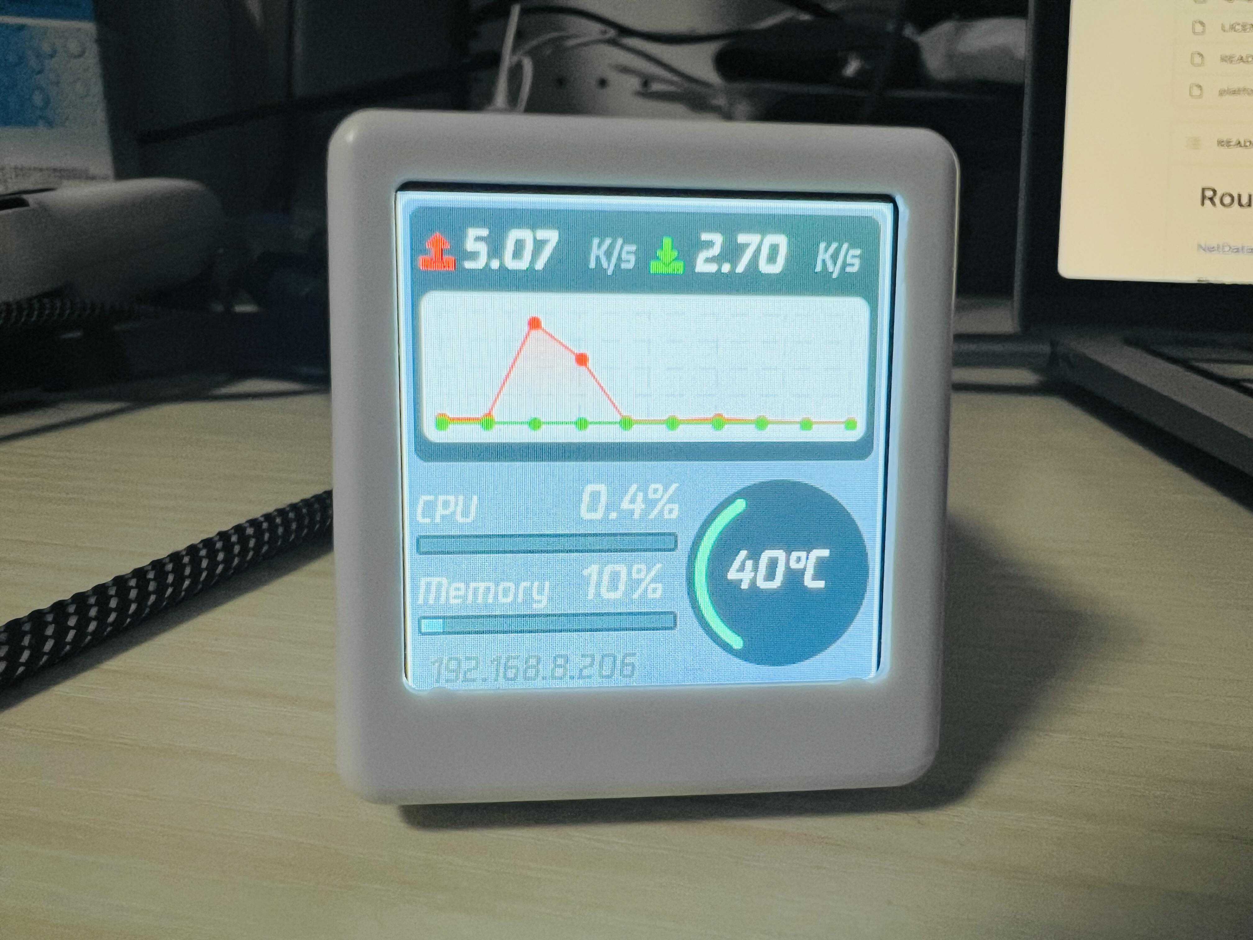 Github Lsongdev Router Monitor Tv Netdata Display With Esp8266 And Spi Lcd