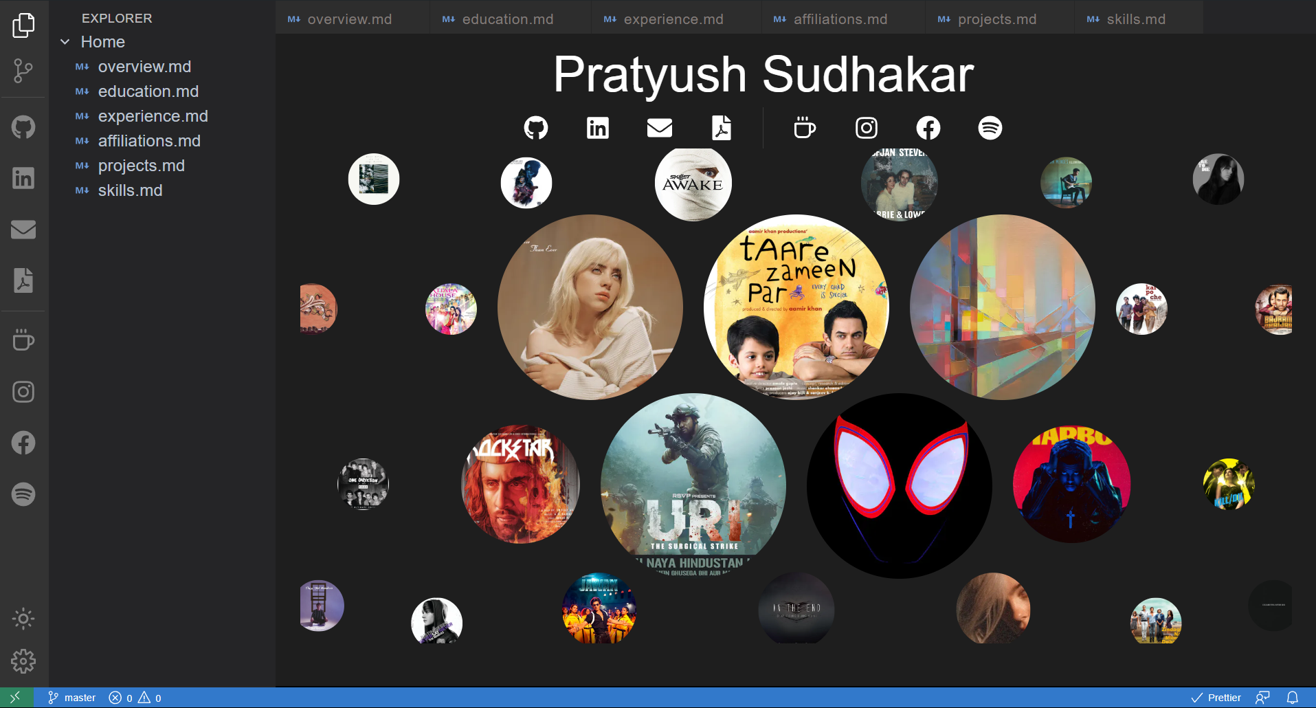 GitHub - pratyush1712/Personal-Website: My Personal Website crafted ...