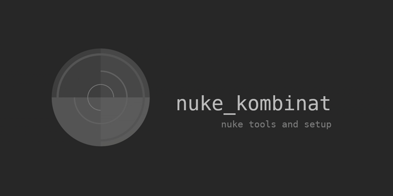 GitHub - falkhofmann/nuke_kombinat: A nuke package to set up your nuke usr folder.