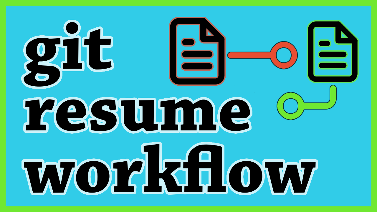 GitHub - rothgar/track-your-resume-in-git: An example repo to track ...