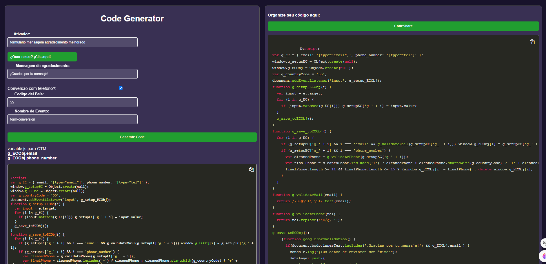 GitHub - LdeAlejandro/CodeTagGenerator: Code Helper Generator is a tool ...