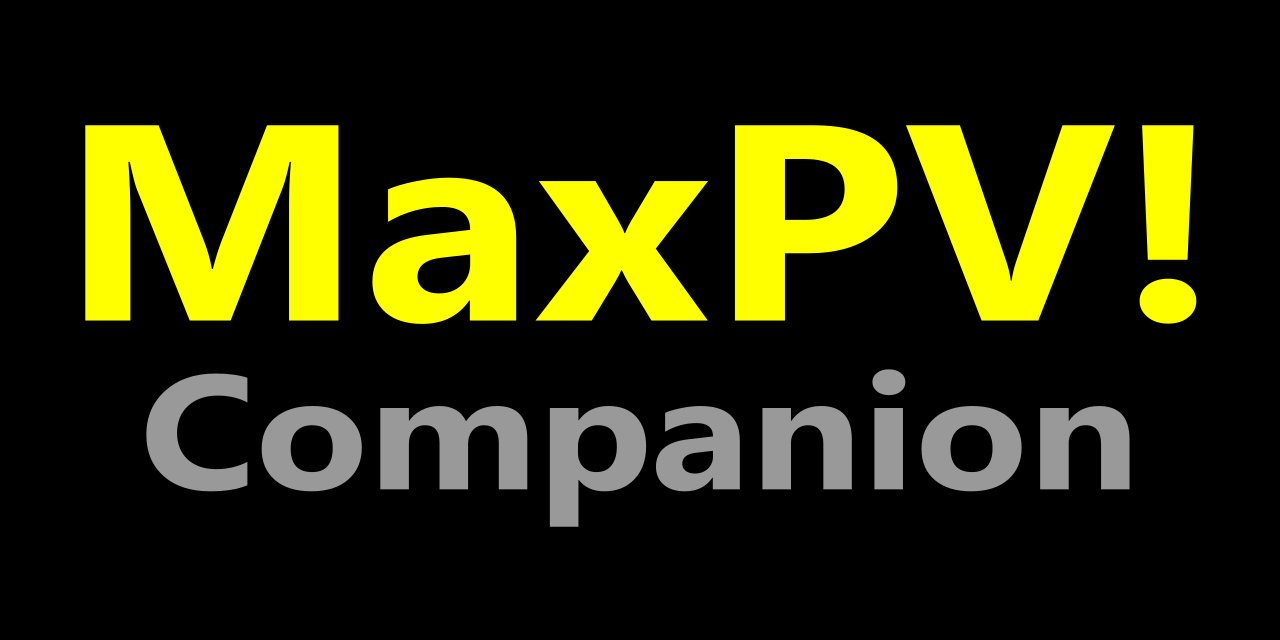 GitHub - djeje12/Companion_for_MaxPV: Remote display for MaxPV!