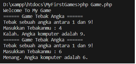 GitHub - Nicol-dev/myfirstgame.php: Game tebak angka yang sederhana dari php