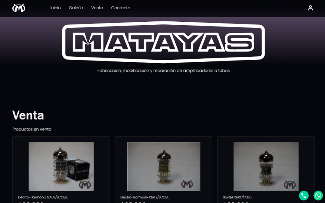 GitHub - GwerhDev/Matayas-Client: Plataforma pseudo E-commerce de exposición de productos para ...