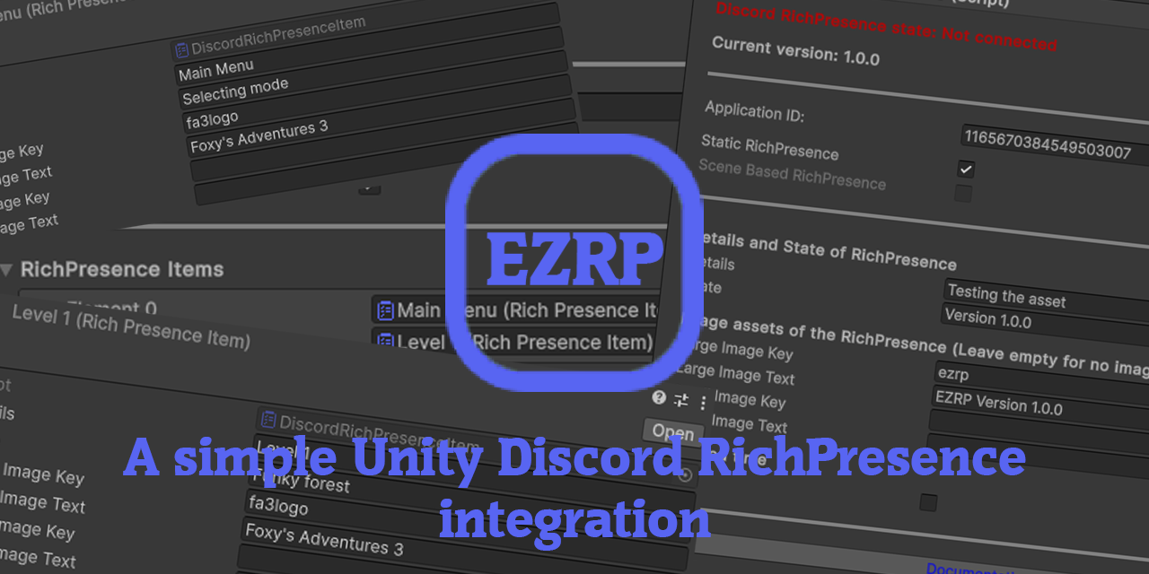 GitHub - andrasdaradici/ezrp: EZRP is a simple Discord RichPresence integration for the Unity ...