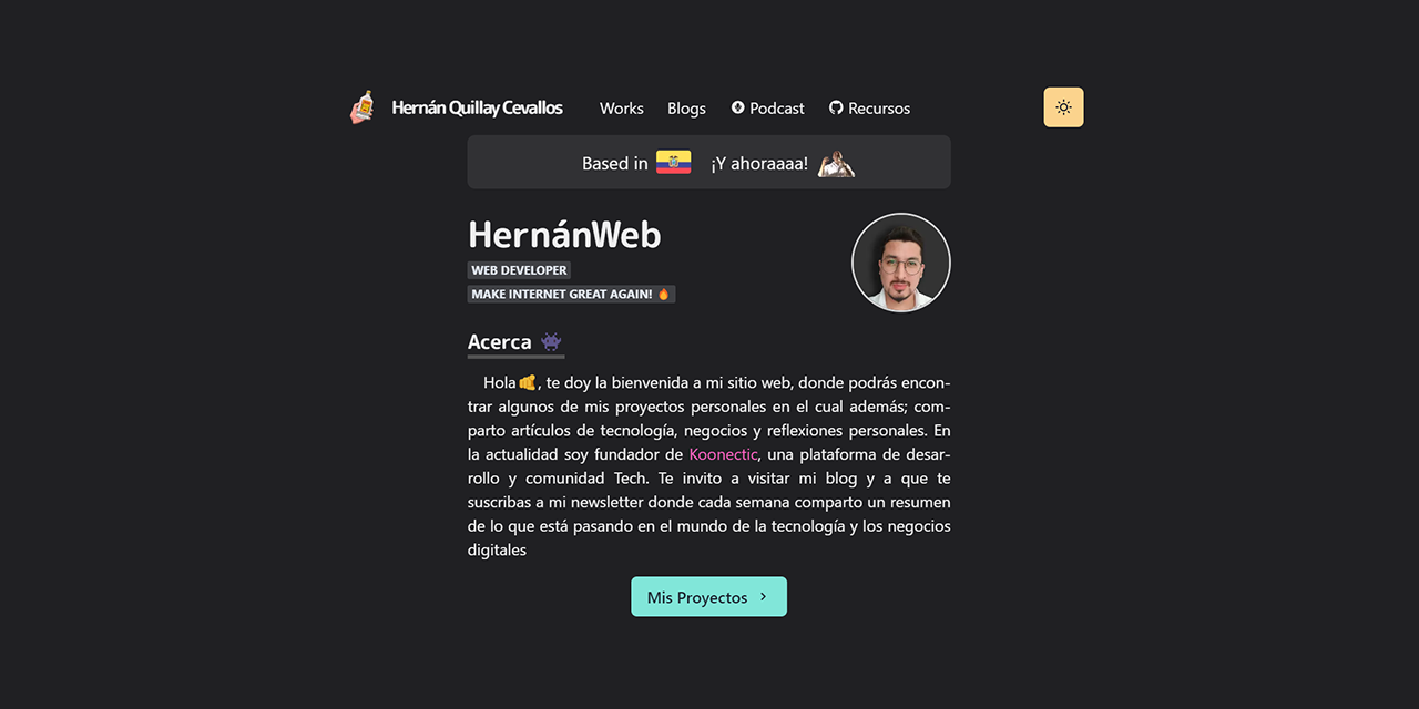 GitHub - hernanweb/my-website: Nextjs Website