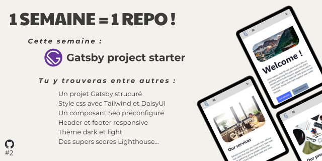 GitHub - CookedIdeas/gatsby_tailwind_daisyui_starter: A 4 pages site made with Gatsby, using ...