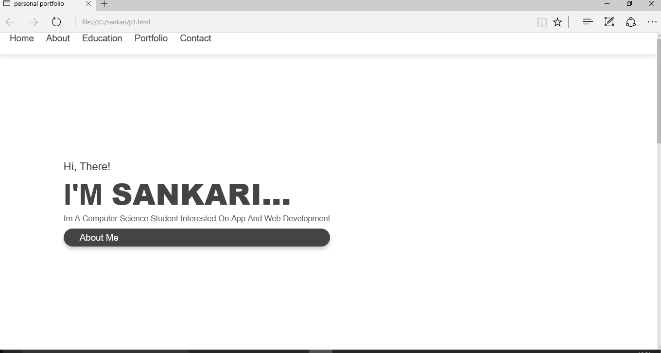 Github Sankarilakshmi Digital Portfolio