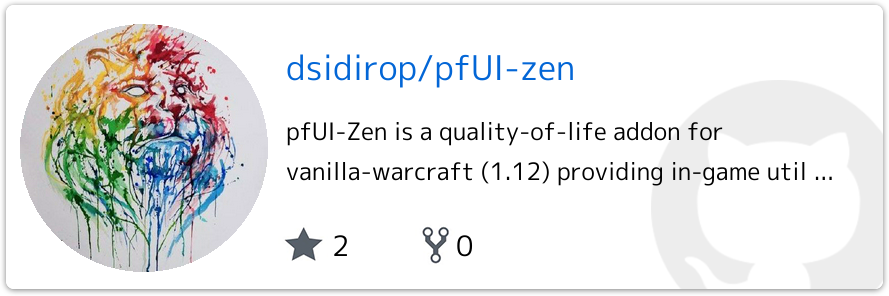 GitHub - dsidirop/pfUI-zen: pfUI-Zen is a quality-of-life addon for vanilla-warcraft (1.12 ...