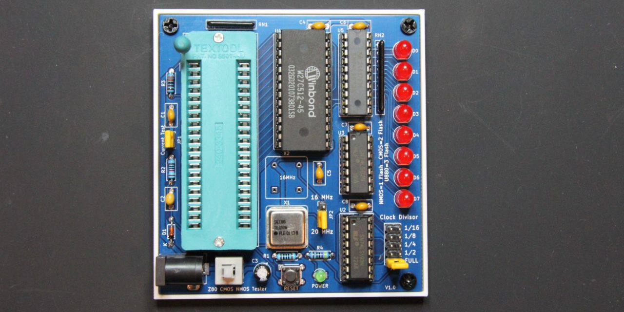 GitHub - djtersteegc/z80-cmos-nmos-tester: Z80 CPU tester PCB
