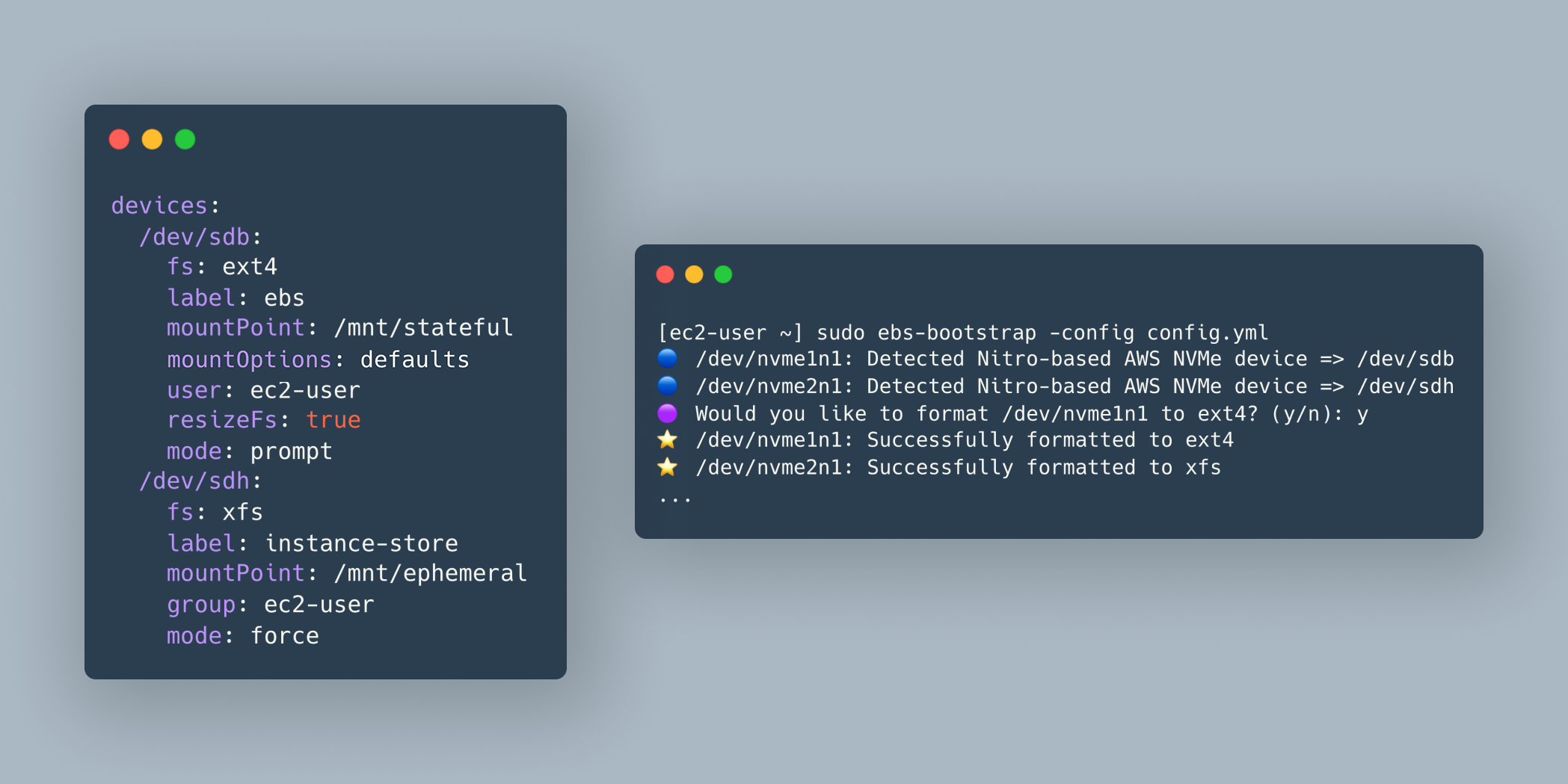 GitHub - reecetech/ebs-bootstrap: EC2 Block Device Management, Made Simple