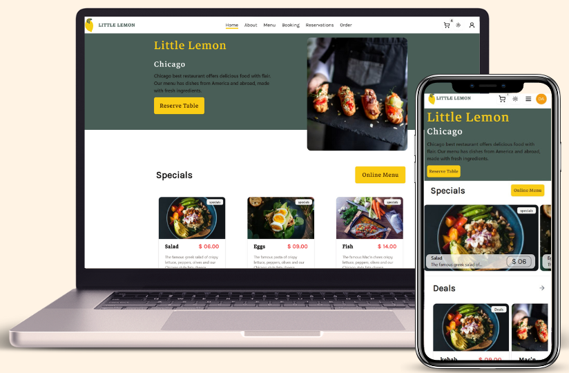 GitHub - ehtisham-afzal/LittleLemon