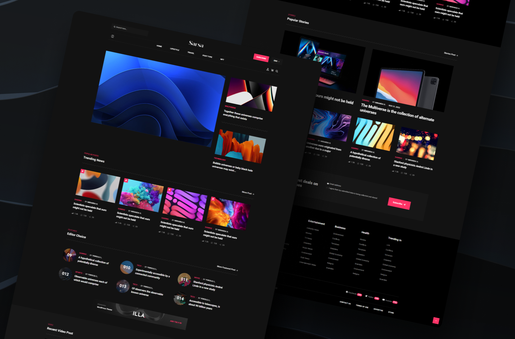 GitHub - sabiha-samha/sarsa: This is a News and Magazine Website built ...