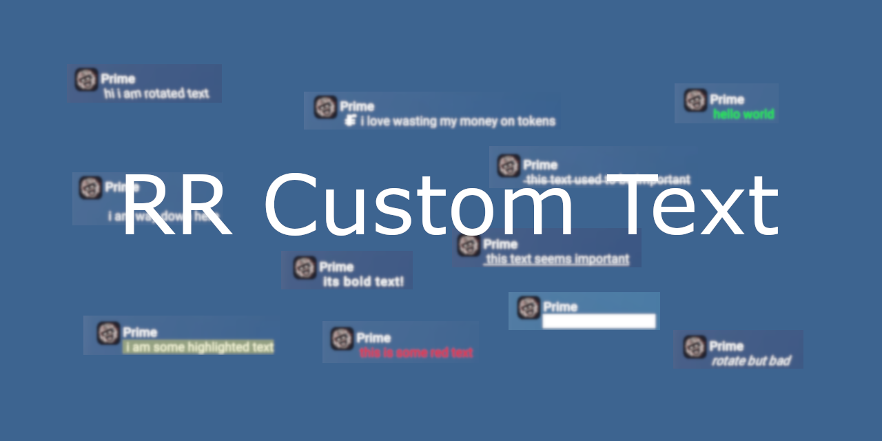 GitHub - PrimeOnVR/RRCustomText: Documentation for rec room's custom ...