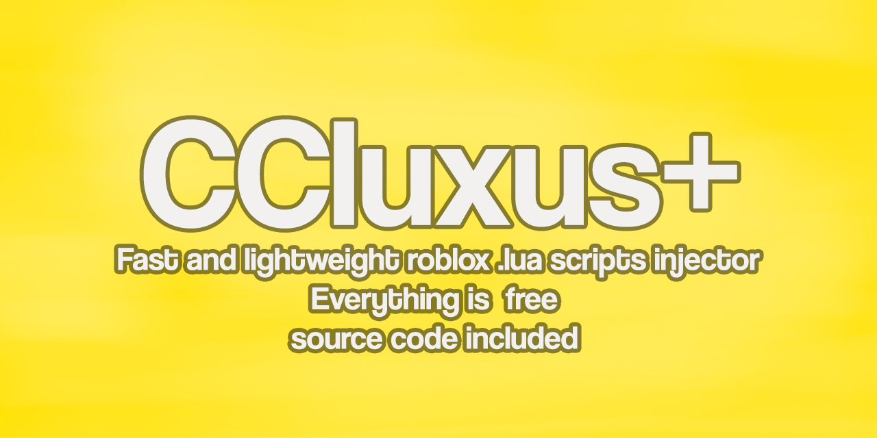 GitHub - holocaust1234/ccluxus: Cluxus - injetor roblox que usa a própria dll fluxus crackeada ...