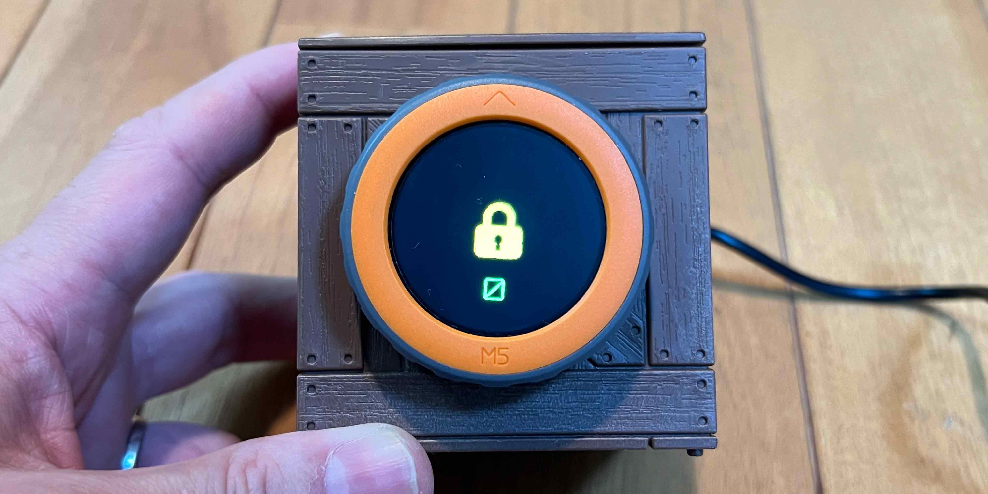 GitHub - 3110/m5dial-unlock-trigger: M5Dialを使ってダイヤル錠を解錠するように決まった回し方をすることで，何かアクションを起こすきっかけにできる仕組みです。