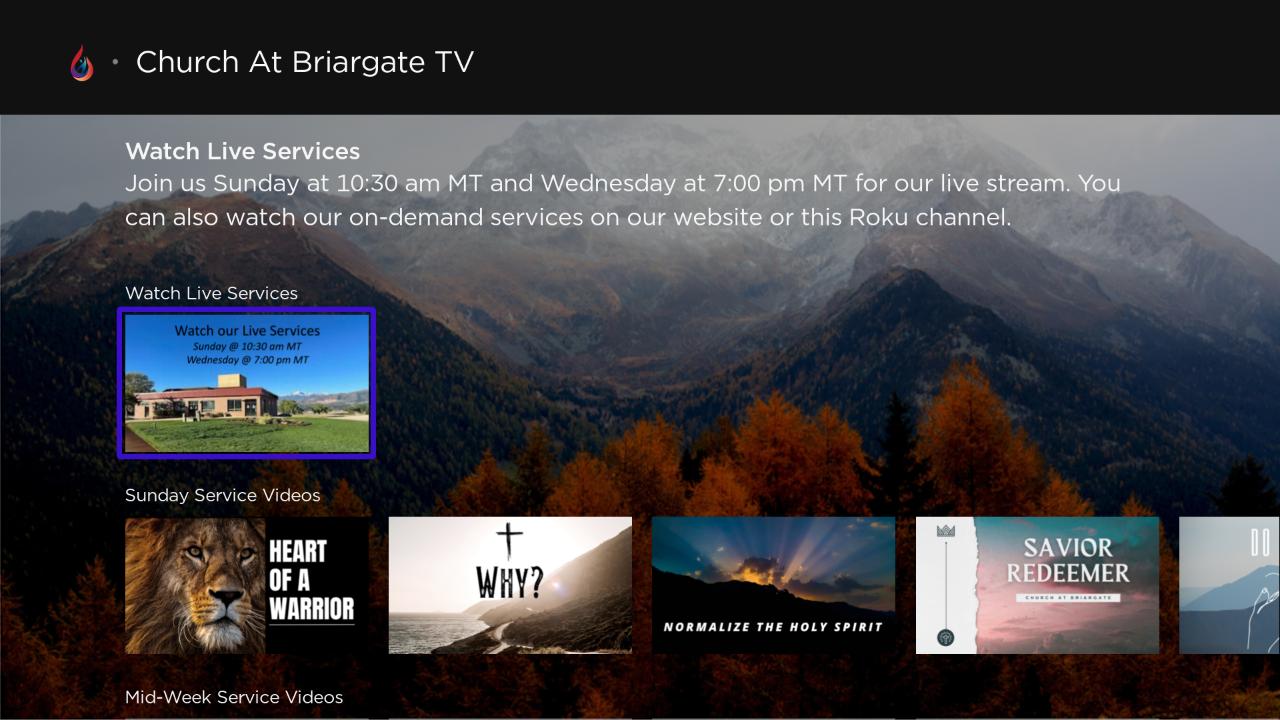 GitHub - mjrainwater/CAB-Media: Church At Briargate Media Files and Channels (Roku)