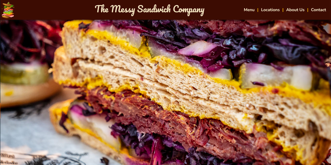 GitHub - justinfernz/Messy-Sandwich-Company: Home page for a sandwich ...