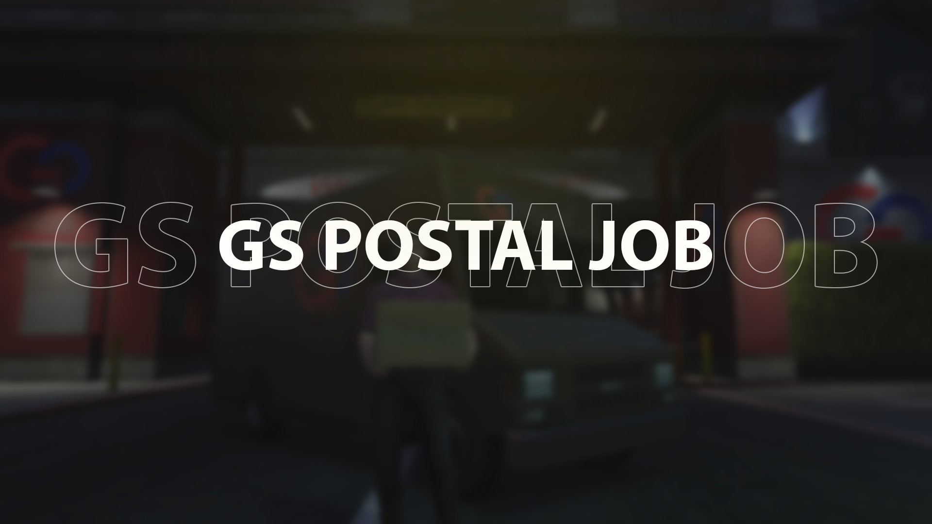 GitHub - KuntaDev/GS_postaljob: Post job Fivem,Postar job Fivem