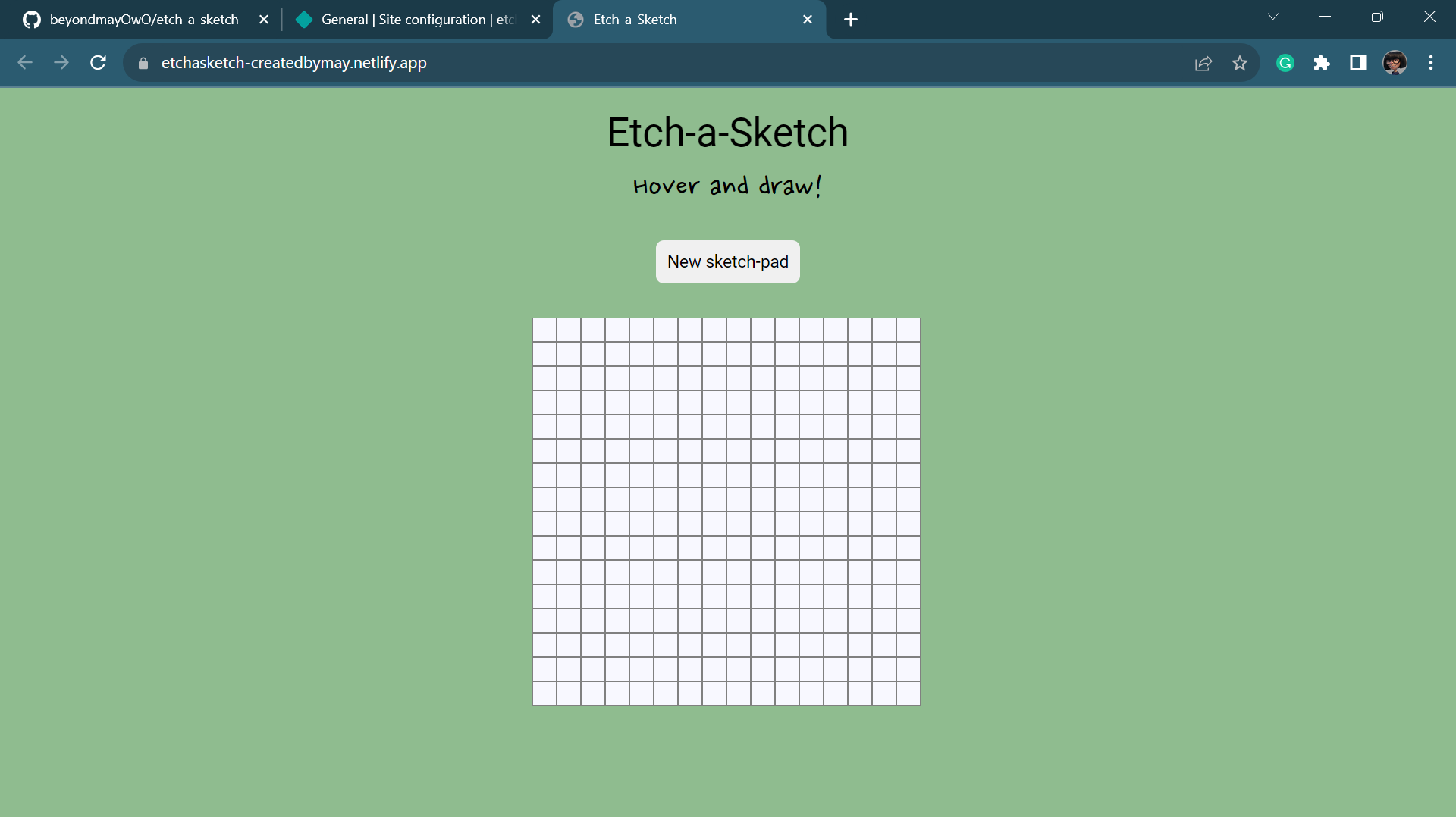 GitHub - beyondmayOwO/etch-a-sketch