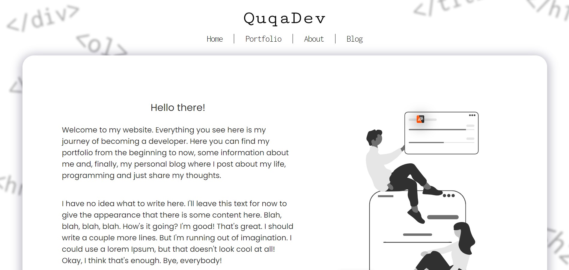 GitHub - QuqaDev/Quqa_Dev: My portfolio Website