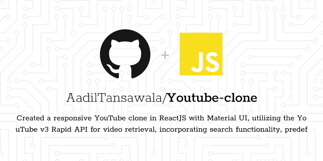 GitHub - AadilTansawala/Youtube-clone