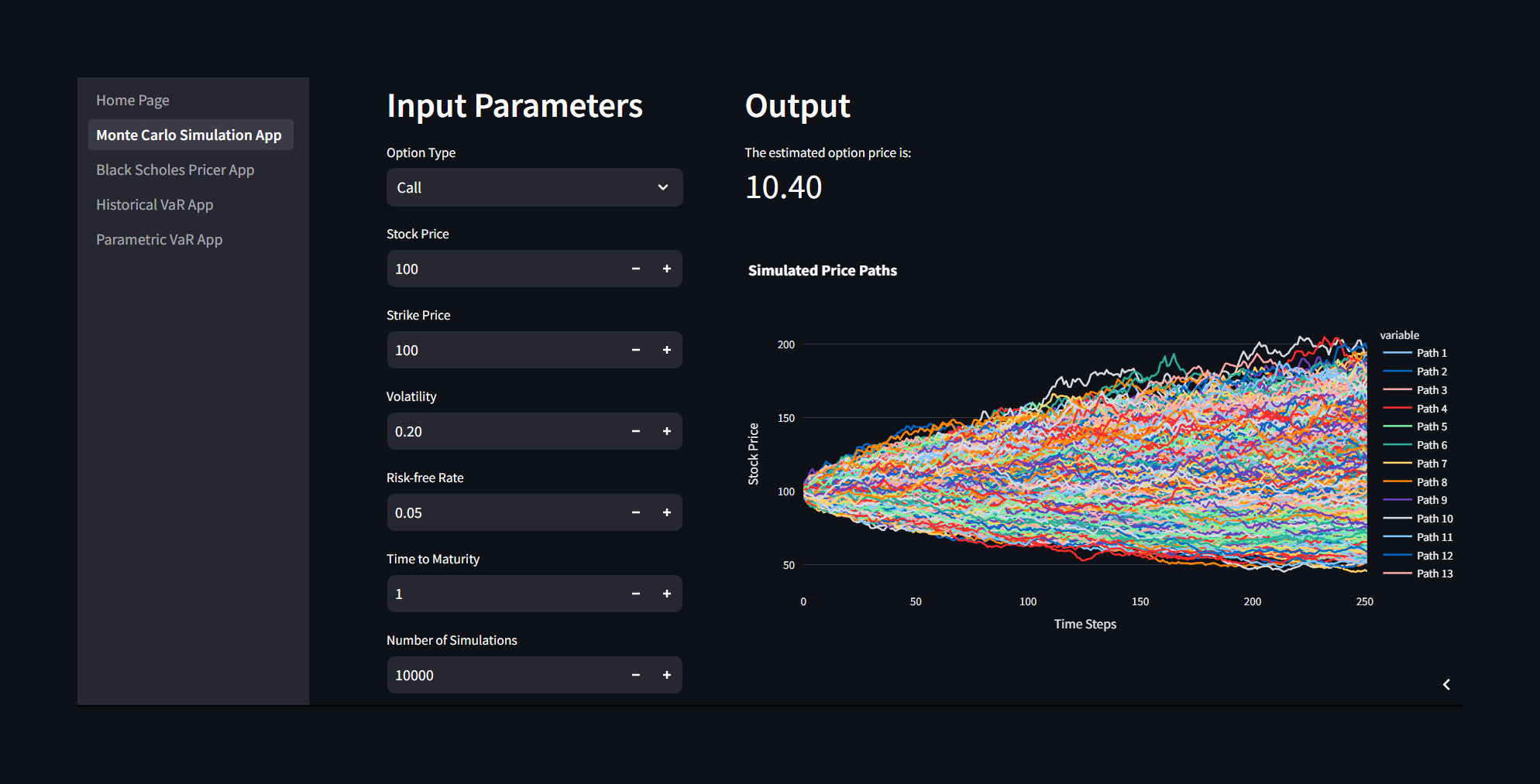GitHub - Thomas-F17/Quantitative-Finance-App