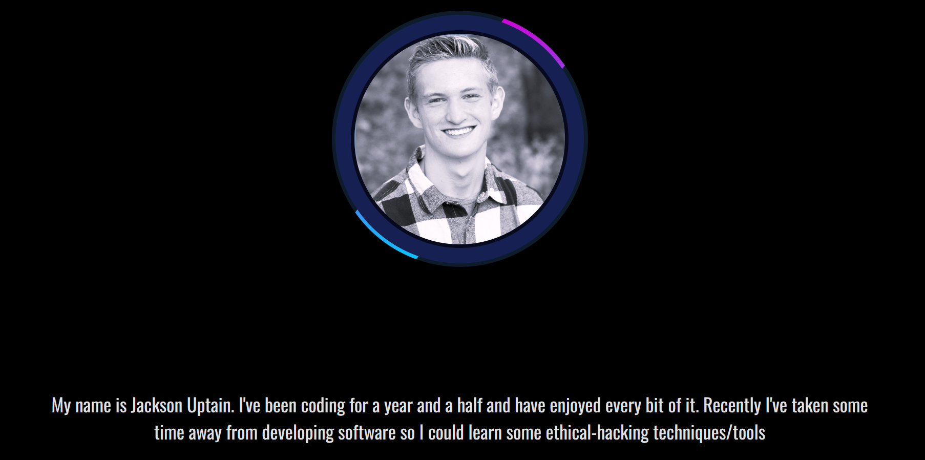 GitHub - JacksonUptain/JacksonUptainPortfolio: A simple portfolio I put ...